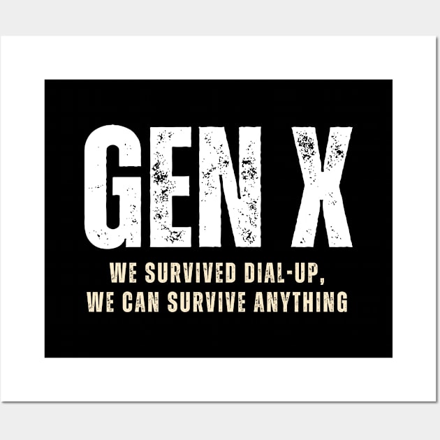 Gen X Retro Vibes Design for True Generation Xers - Gen Xers - Posters and Art Prints | TeePublic